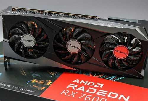 Gigabyte AMD Radeon RX 7600 gaming OC 8гб gddr6