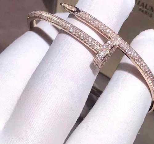 Браслет Cartier Juste un Clou из розового золота 2,26ct