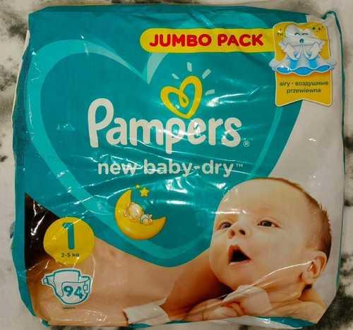 Подгузники pampers new baby dry