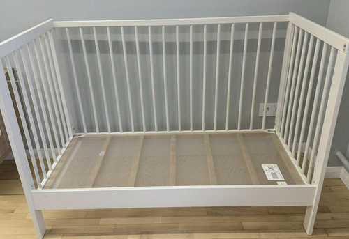 Детская кроватка IKEA с матрасом