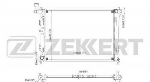 Радиатор охлаждения Хендай i30 I II 07