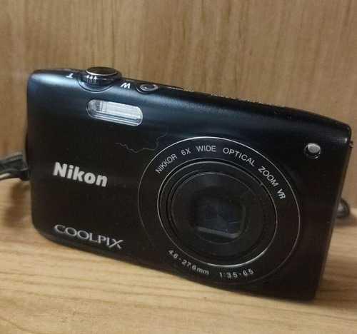 Цифровой фотоаппарат Nikon s3300 не рабочий