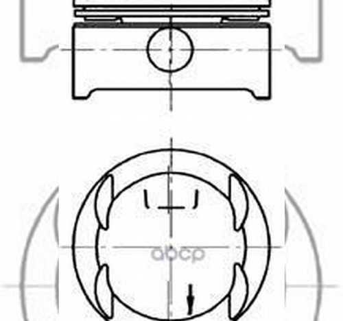 Поршень dm.79.00x1.2x1.5x2.5 +1.00 Цена за 1 шт