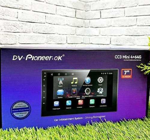 Android магнитола 4 64 Gb Pioneer.Ok CC3 Mini