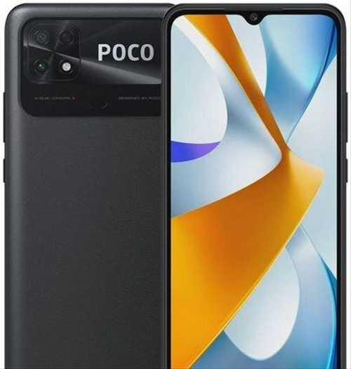 Смартфон XiaoMi Poco C40 3/32Gb Power Black Global