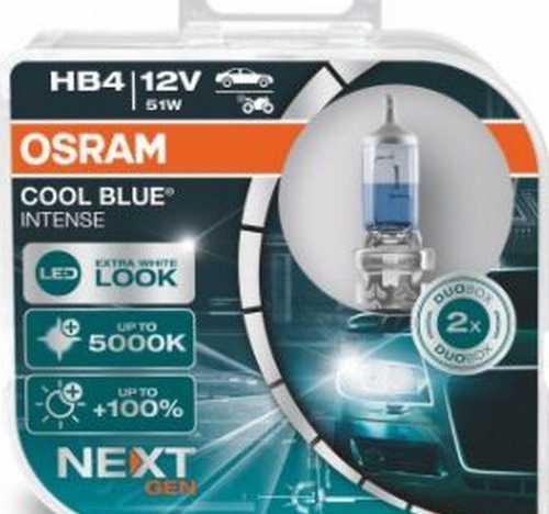 Лампа галогенная osram HB4/9006 Cool Blue Intense