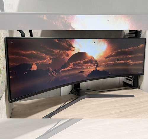 Qled Монитор 49" Samsung c49hg90 3840x1080