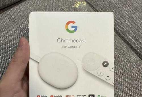 Тв-приставка Google Chromecast c Google TV