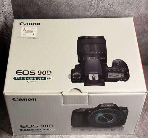 Canon EOS 90D Kit 18-135mm IS USM Новые-Гарантия