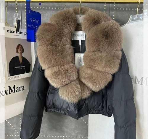 Куртка женская Max mara с мехом