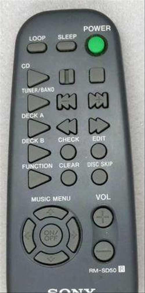 Пульт заменяющий Sony RM-SD50