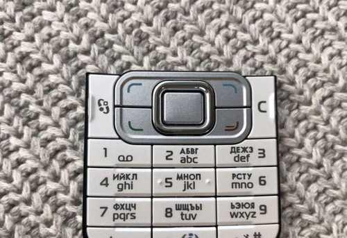 Клавиатура Nokia 6120c белая рст