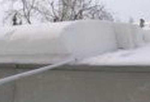 Лопата-чудо для уборки снега с крыши прямо с земли