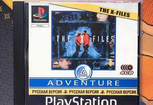 The X-Files PlayStation Старый Штамп Видеоигра 4CD