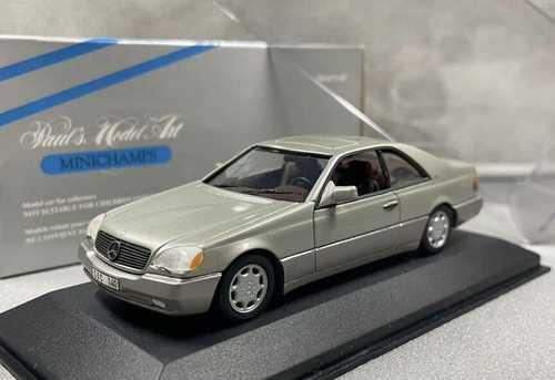 Модель Mercedes-benz 600SEC Minichamps 1:43