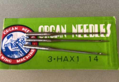 Новые иголки для швейных машин Organ Needles