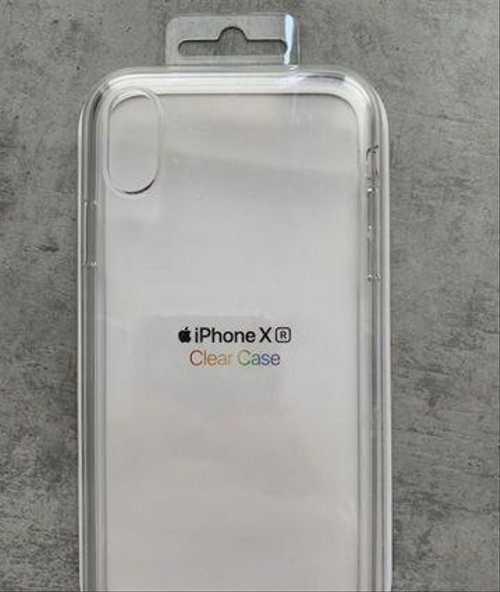 Оригинальный чехол clear case iPhone XR