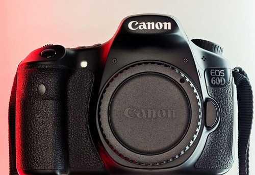 Фотоаппарат Canon 60d body 8к пробег + комплект