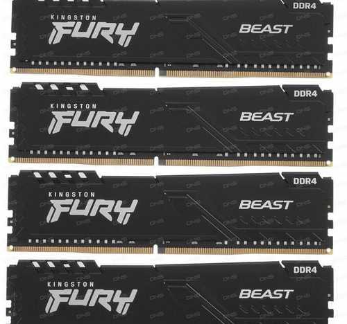 Оперативная память Kingston fury Beast Black KF432