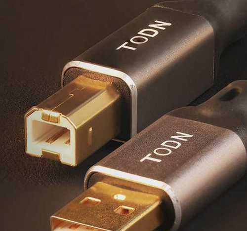 Todn Hi-Fi USB кабель DAC 7N OCC Type A to Type B 1m
