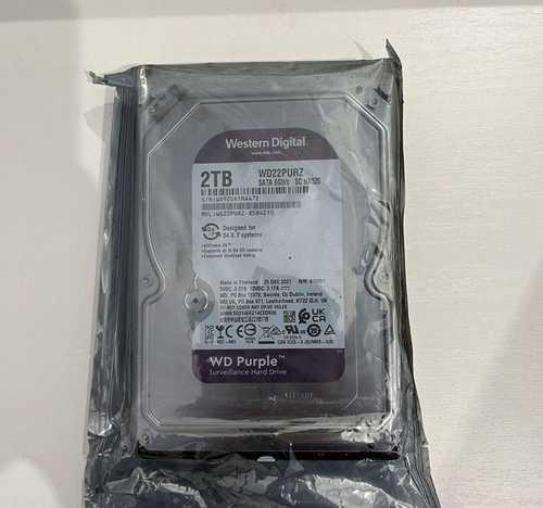 Жесткий диск Western Digital Purple 2TB WD22purz