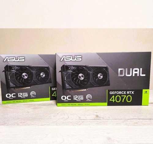 Видеокарта RTX 4070 Asus Dual 12Gb (новая)