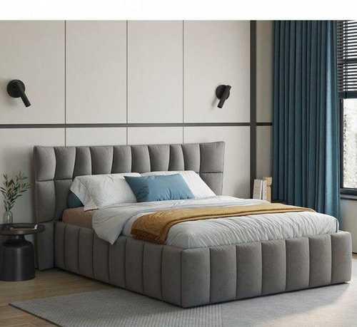 Кровать Даймант-Floor 160 Barhat Stone