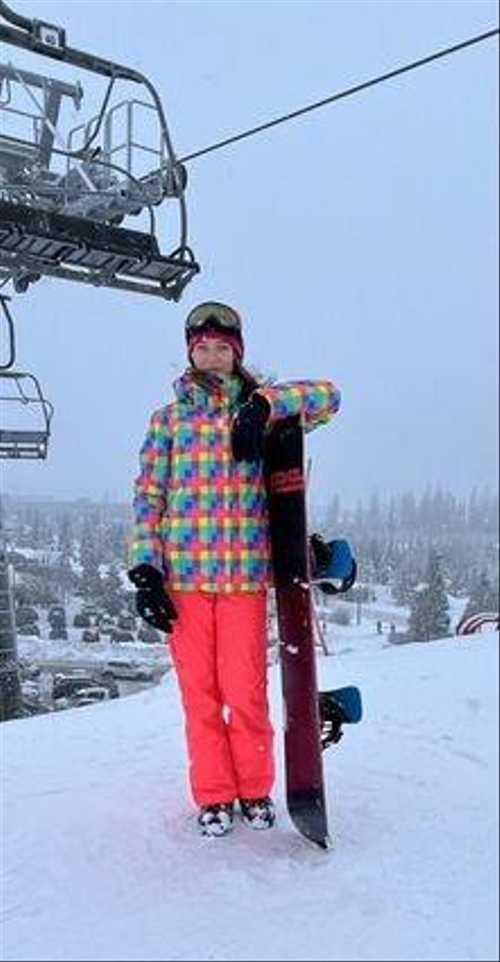 Сноубордический костюм женский + шапка в подарок