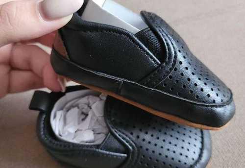 Мокасины туфли детские 19 размер новые