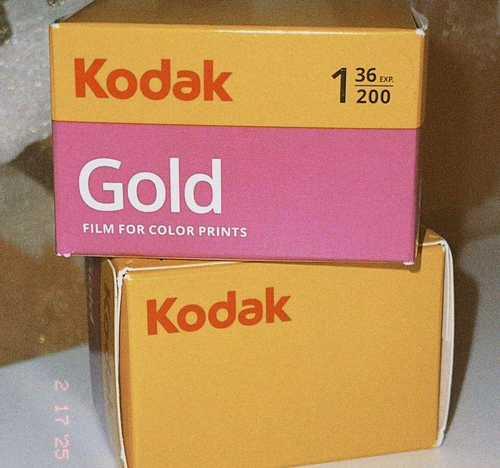 Пленка kodak gold 200 35мм на 36 кадров