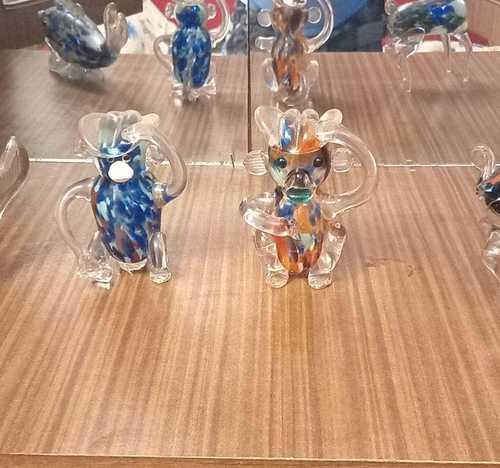 Фигурки животных из стекла