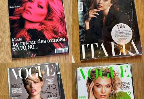 Журнал vogue UK,italy,paris 2019