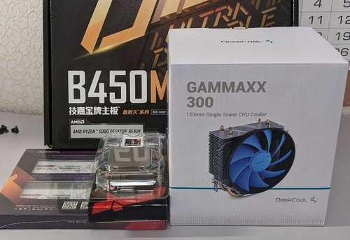 Ryzen 5 4500 + b450m +16GB 3600MHZ +1TB SSD +кулер