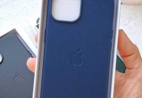 Чехол Leather case для iPhone 15