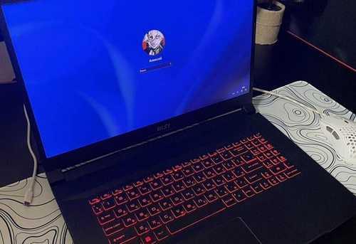 Игровой ноутбук RTX 3050ti katana GF76 12UD