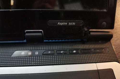Ноутбук Acer aspire 5670. Не включается
