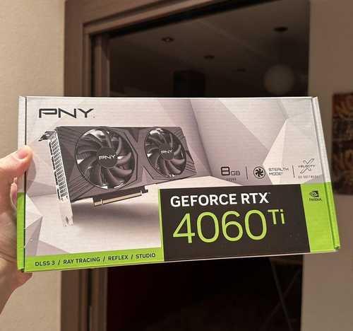 Видеокарта RTX 4060ti PNY Dual 8gb (Новая)