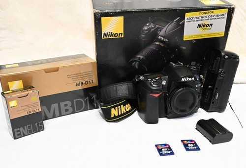 Nikon D7000 body + батарейный блок MBD11