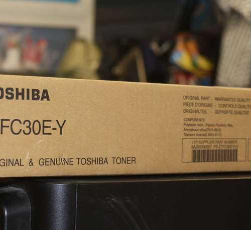 Тонер-картридж toshiba T-FC30EY для e-studio2051C