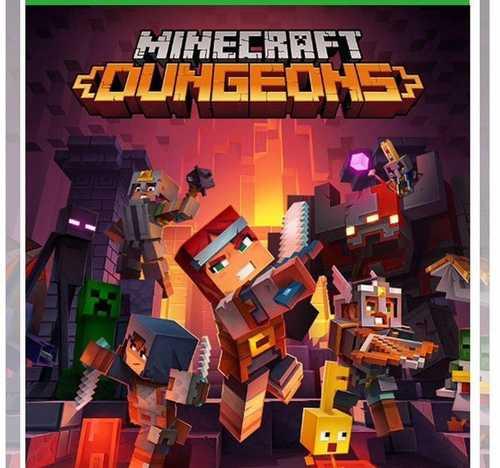 Игра для xbox Minecraft Dungeons Лицензионный ключ