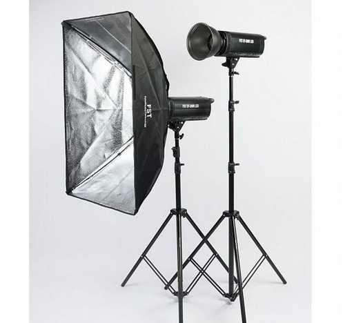 Постоянный свет комплект FST EF-200 LED Softbox KIT II, шт