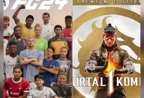 Mortal kombat 1 + EA sports FC 24 xbox