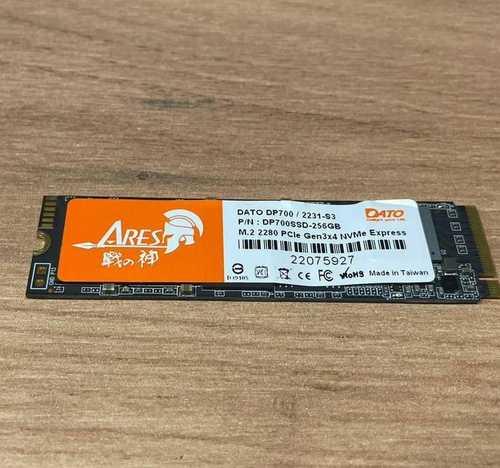 Ssd 256 gb dato ares m2