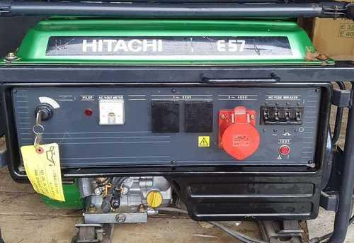 Бензиновый генератор Hitachi E57S (3P)