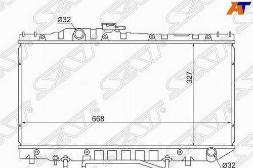 Радиатор охлаждения Toyota Corona T170