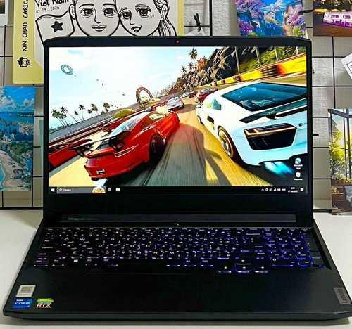 Мощный Lenovo"15.6 i7-4.80GHz"RTX 3050/SSD/120GHz