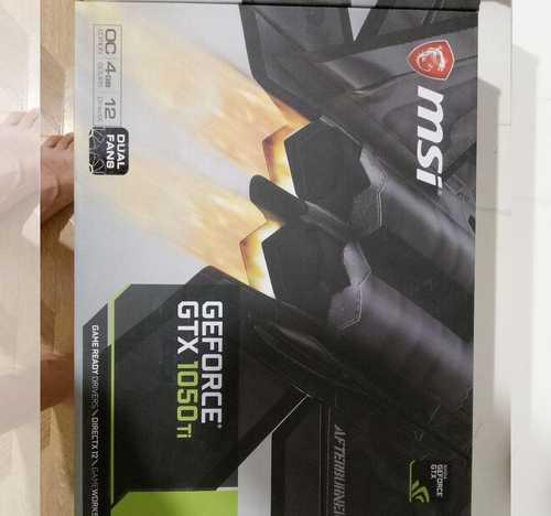 Видеокарта gtx 1050 ti 4gb msi