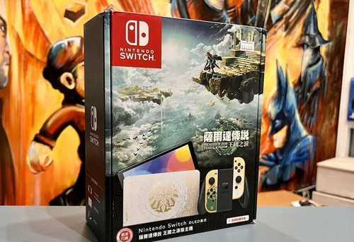 Nintendo Switch Oled Zelda edition, прошитая Чип