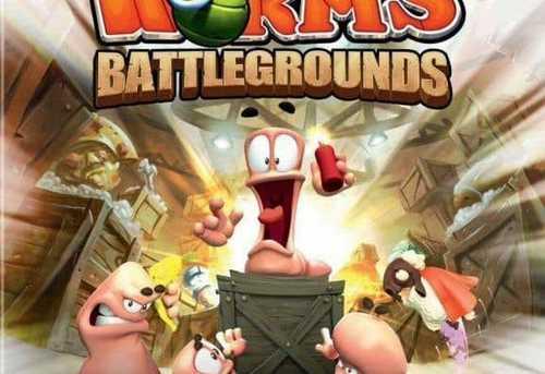 Worms Battlegrounds (PS4, английская версия, бу)