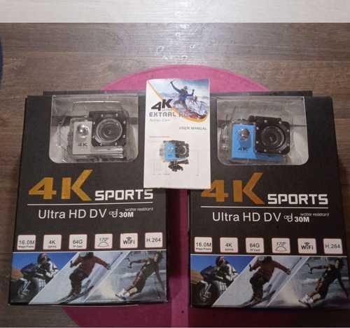 2 новые Экшн камеры 4K sports Ultra HD DV